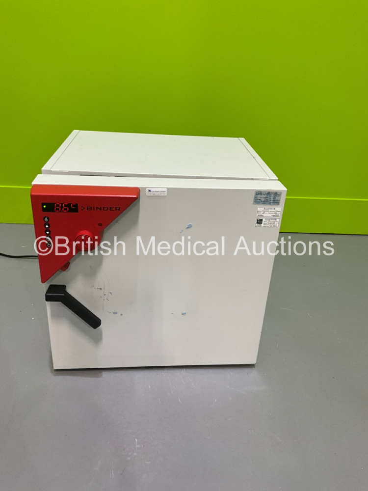 Binder BD53 Incubator (Powers Up) *07-20579* | December 2023 Laboratory ...