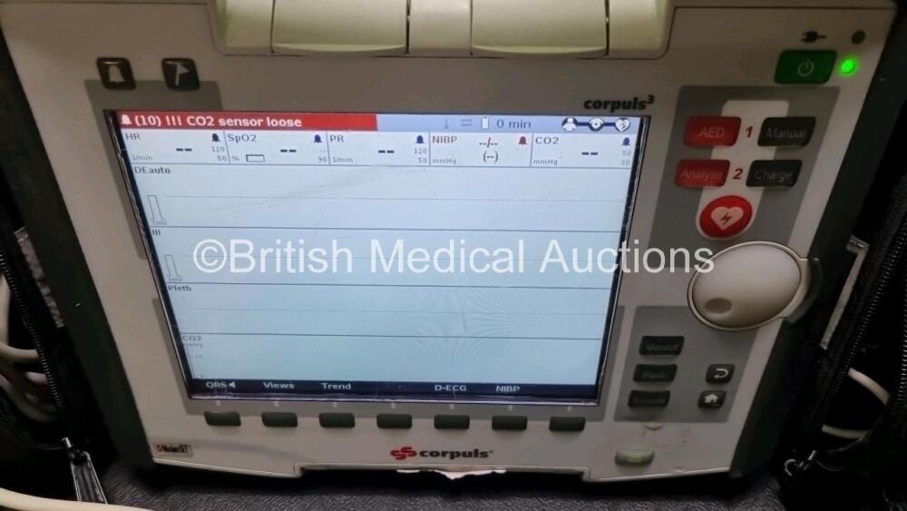 GS Corpuls3 Slim Defibrillator Ref : 04301 (Powers Up) with Corpuls ...