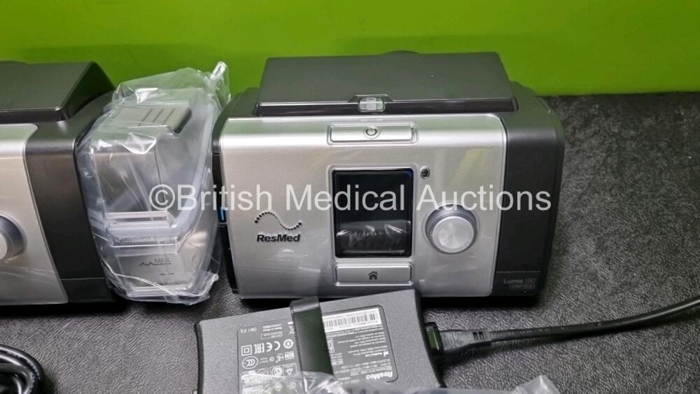 4 x ResMed Lumis 150 VPAP ST-A Units *Like New In Box* with 8 x ResMed ...