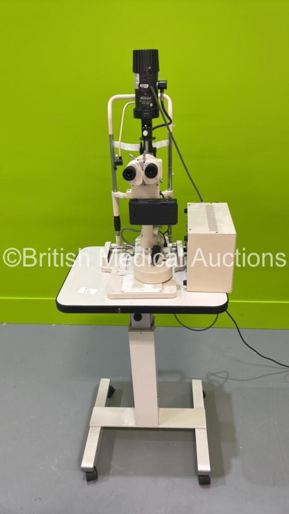 Nikon FS-3V Zoom Photo Slit Lamp on Stand with Binoculars, 2 x 12,5x ...