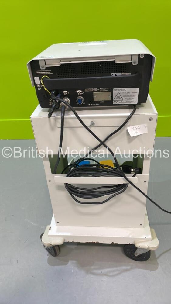 ConMed System 2450 Electrosurgical / Diathermy Unit on Stand with Dual ...