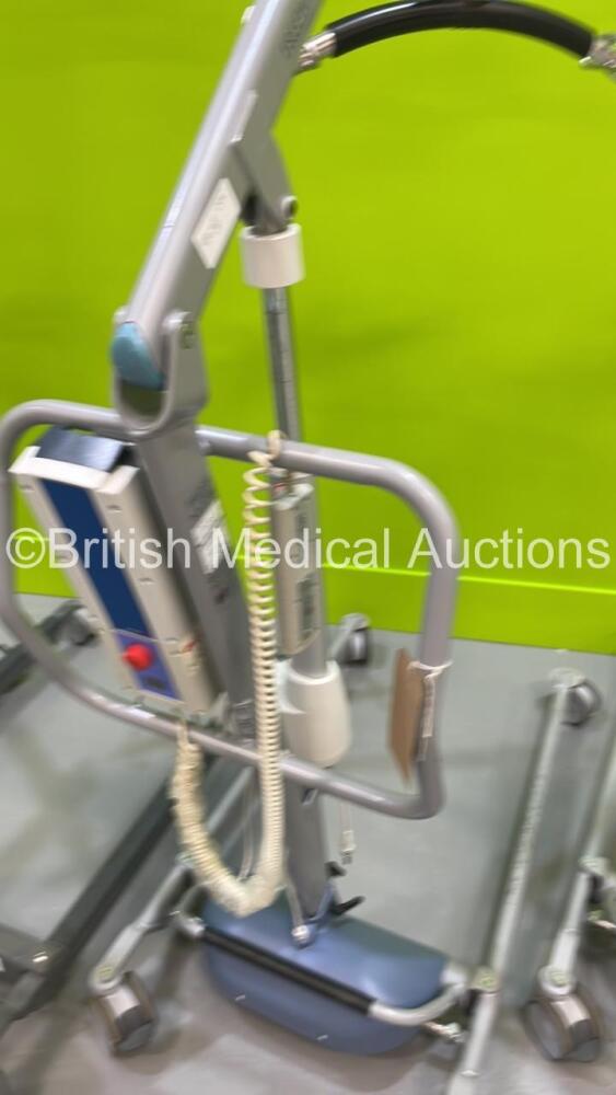 2 x Invacare Birdie Compact Electric Patient Hoists with Controllers ...