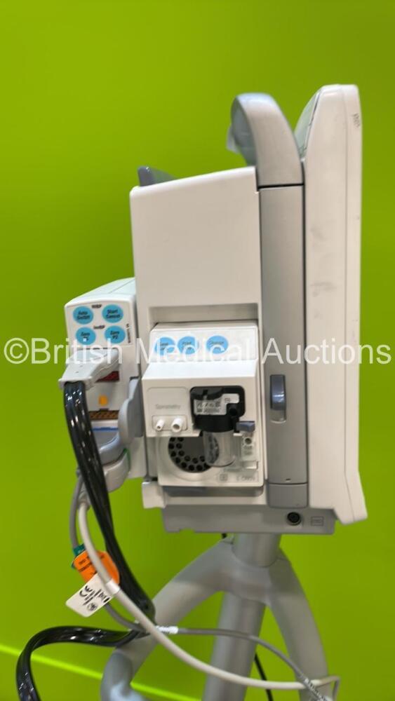 GE Carescape B650 Patient Monitor on Stand with E-PSMP-01 ...
