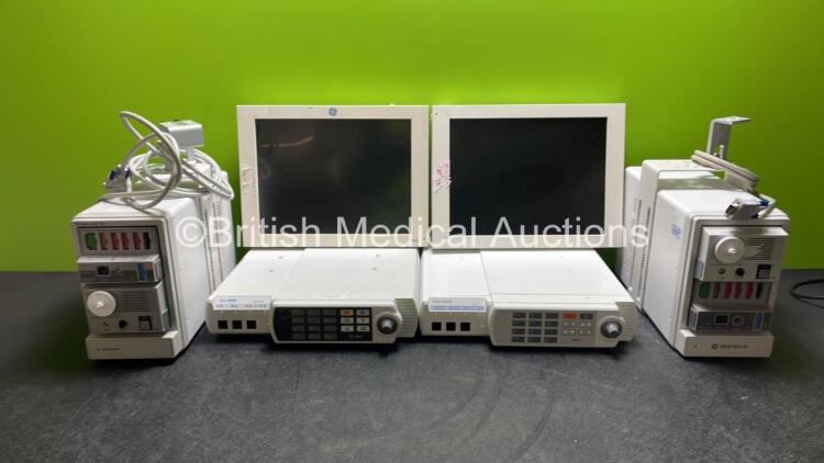 GE Job Lot Including 2 x GE TRAM-RAC 4A Module Racks with 2 x Gas ...