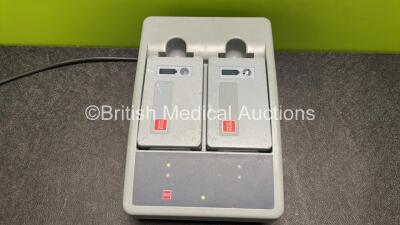 Medtronic Physio Control Lifepak 15 2 Bay Battery Charger with 2 x ...