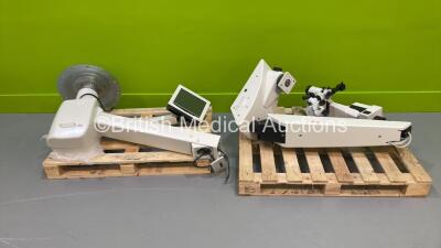 Leica M844 Ceiling Mounted Surgical Microscope on C40 Arm with 2 x 10x ...
