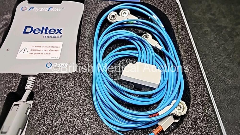 Deltex Medical PhysioFlow Q-Link with Accessories in Case *SN ...