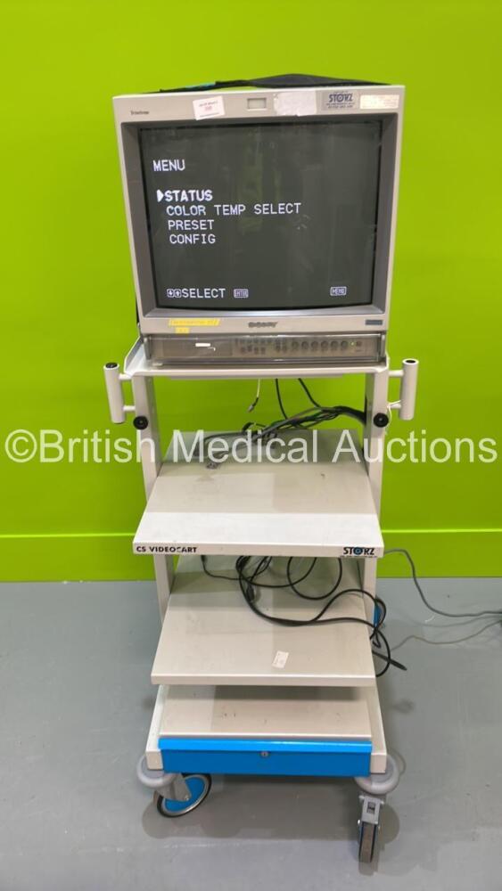 CTL Stack Trolley with Sony Trinitron Monitor (Powers Up) | January ...