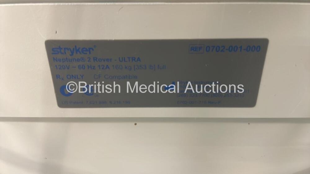 2 x Stryker Neptune 2 Ultra High Vacuum / High Flow Continuous Surgical ...