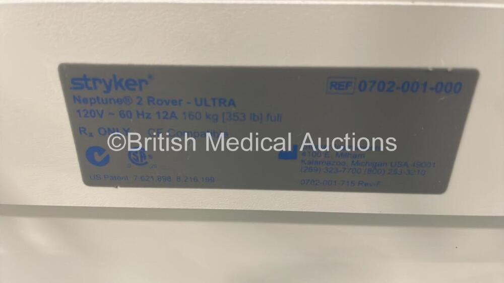 2 x Stryker Neptune 2 Ultra High Vacuum / High Flow Continuous Surgical ...