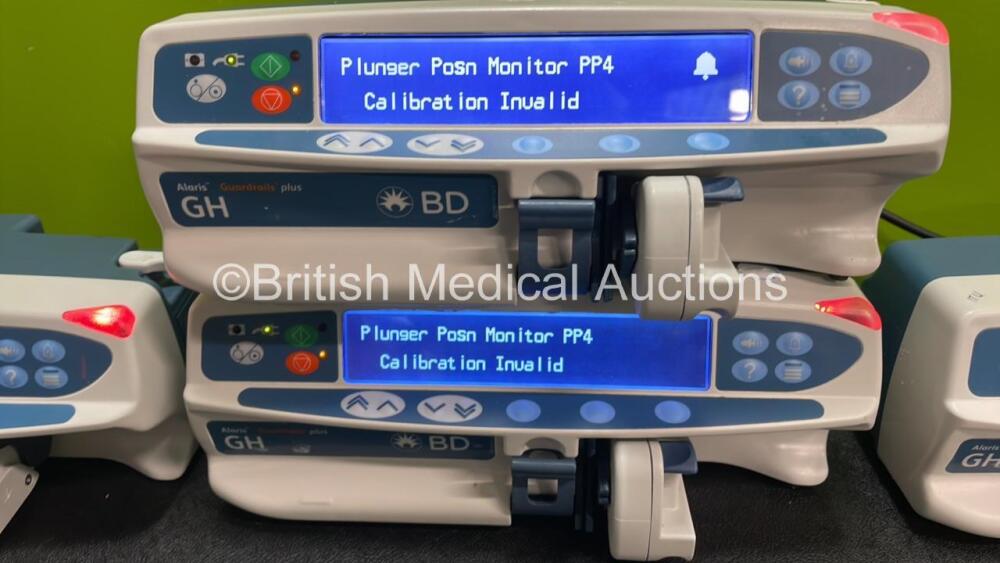 4 x CareFusion Alaris GH Guardrails Plus BD Syringe Pumps *Mfd All 2020 ...