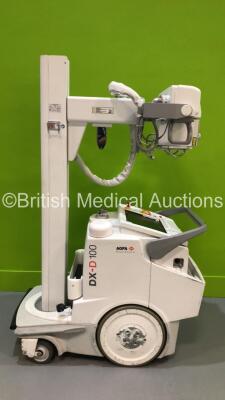 Agfa DX-D 100 Mobile X-Ray System Type 5411/050 (Powers Up - HDD ...