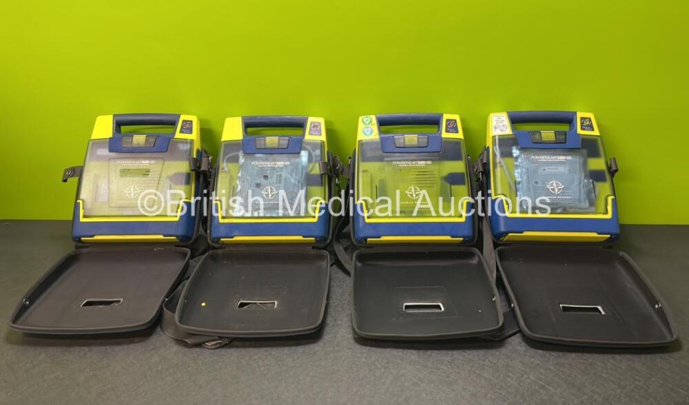 4 x Cardiac Science Powerheart AED G3 Automated External Defibrillators ...