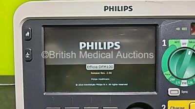 Philips Efficia DFM100 Defibrillator *Mfd 2018* Including Pacer, ECG ...