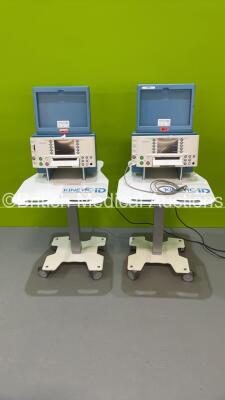 2 x Huntleigh Sonicaid FM800 Encore Fetal Monitors with 2 x US ...