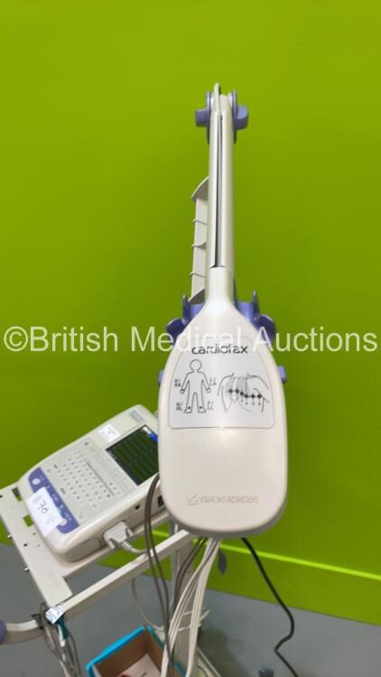 Nihon Kohden Cardiofax S ECG Machine on Stand with 10 Lead ECG Leads ...