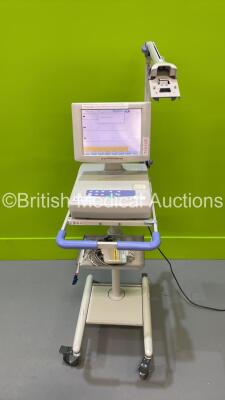 Nihon Kohden Cardiofax V ECG-1150 ECG Machine on Stand with 10 Lead ECG ...