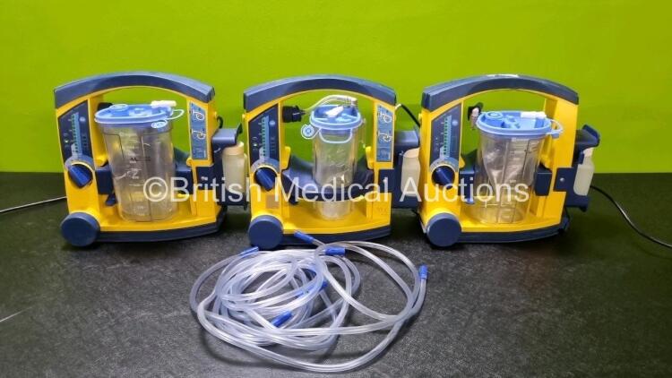 3 x Laerdal LSU Suction Units (2 x Power Up) with 3 x Suction Cups and ...