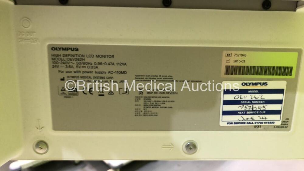 Olympus Stack System Including Olympus OEV262H HD LCD Monitor,Olympus ...