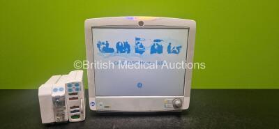 GE Carescape B650 Touch Screen Patient Monitor *Mfd 2015* (Powers Up ...