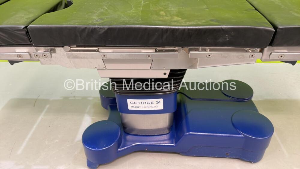 Maquet AlphaMaxx Electric Operating Table with Controller and Cushions ...